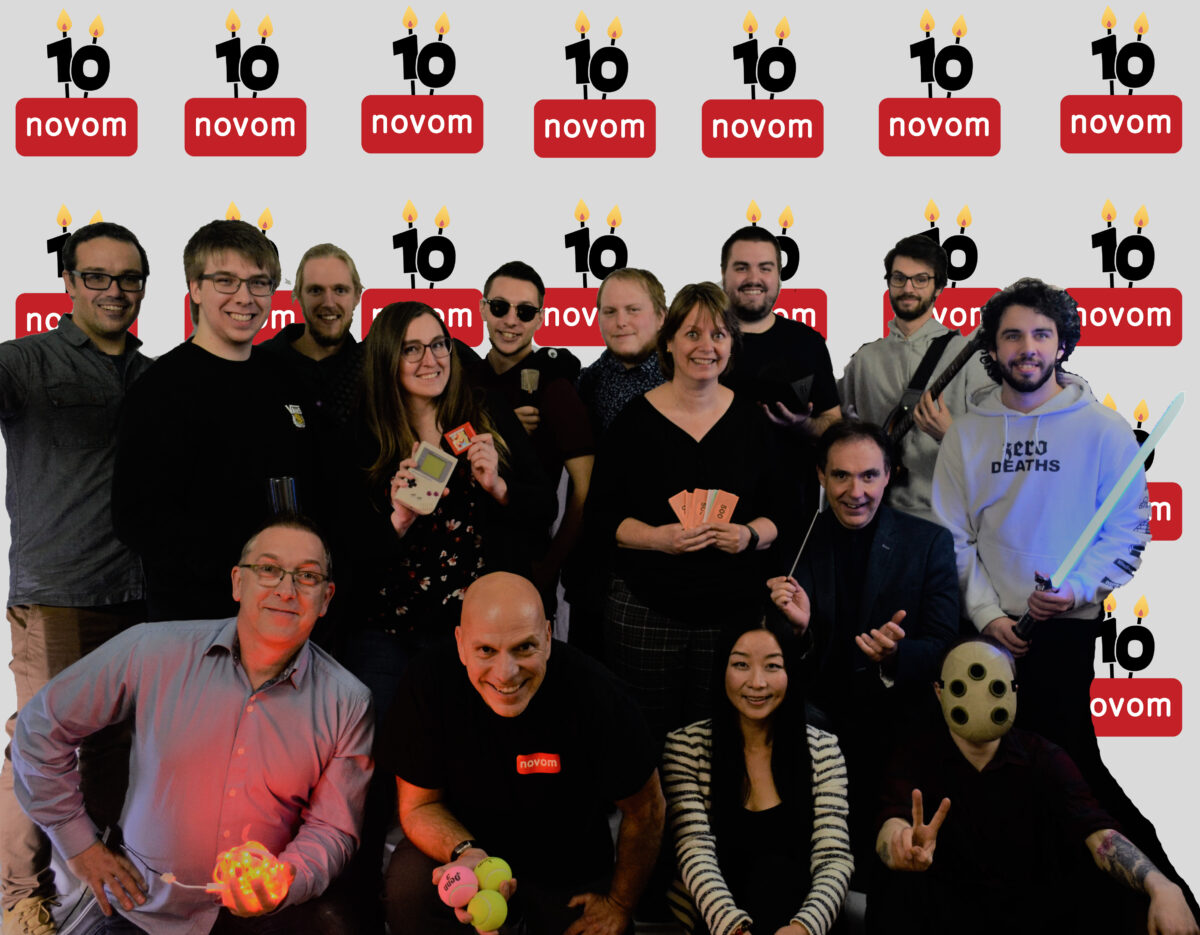 Communiqué de presse - 10e anniversaire pour Novom Interactive : 10 ans, 5 forces, 1000 idées ...